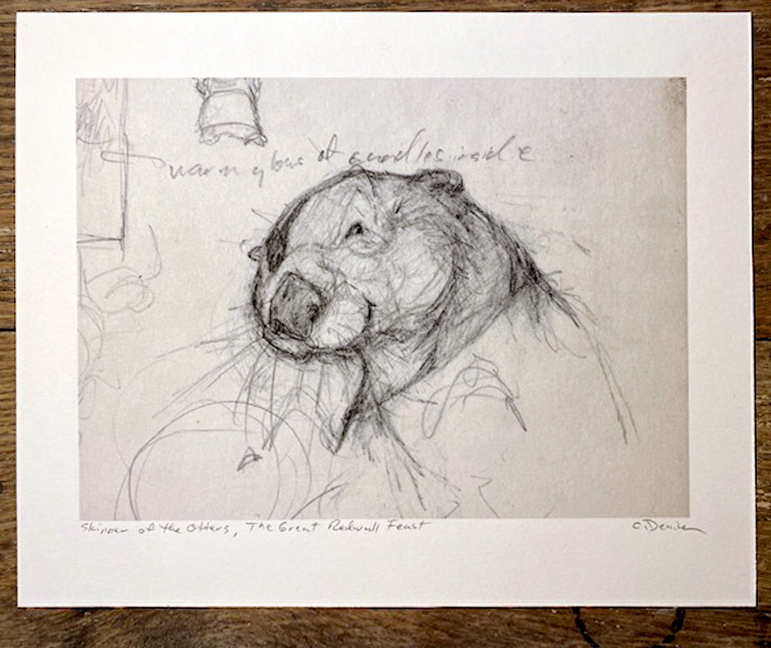 The Redwall Sketchbooks Print Series #8. Skipper of the Otters, the ...