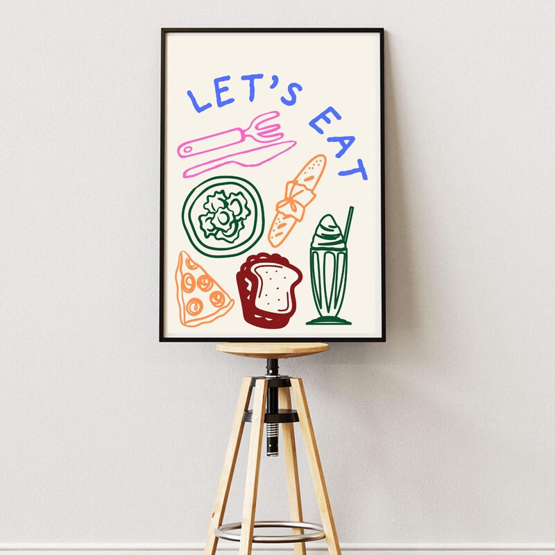 Kitchen Poster - Etsy UK