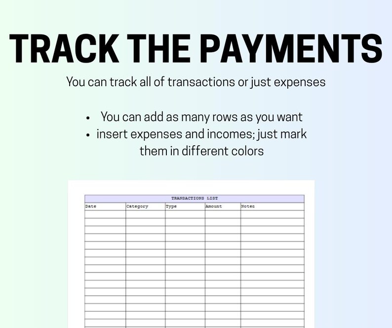 Printable Budget Planner Template, PDF Budgeting Template, Instant ...