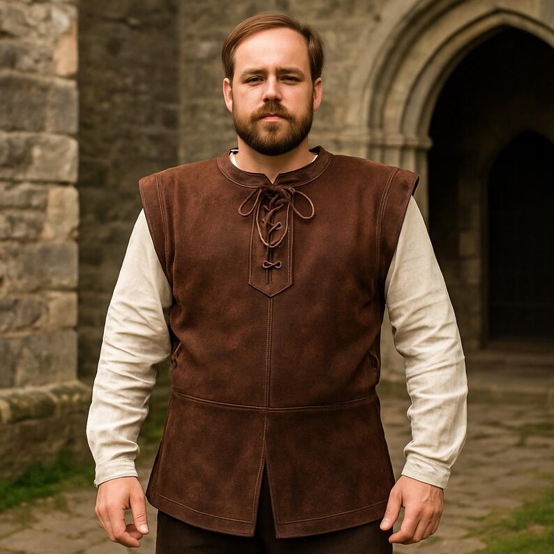 Renaissance Pirate Waistcoat, Gothic Men's Bandage Warrior Waistcoat ...
