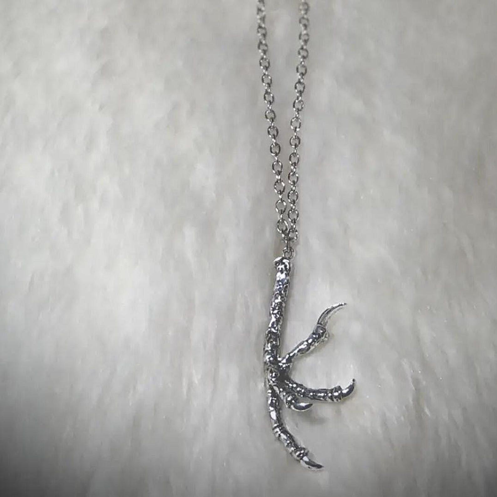 CLAW - Bird Talon Necklace - Raven Claw Pendant - Gothic Jewelry ...