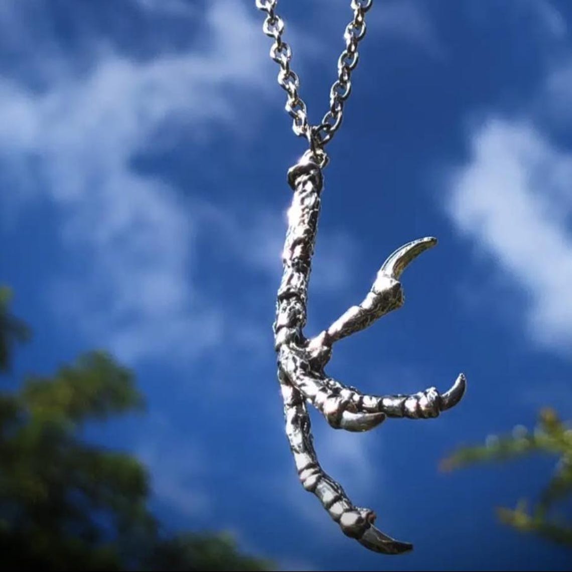 CLAW - Bird Talon Necklace - Raven Claw Pendant - Gothic Jewelry ...