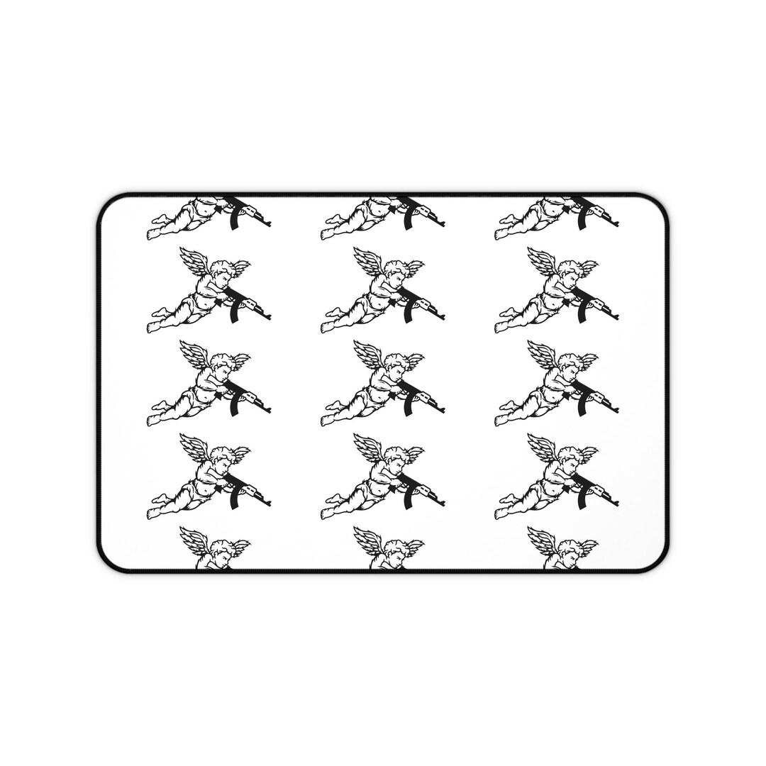 Vintage Angel Desk Mat | Office Decor, Gamer Setup, Gifts for Students ...