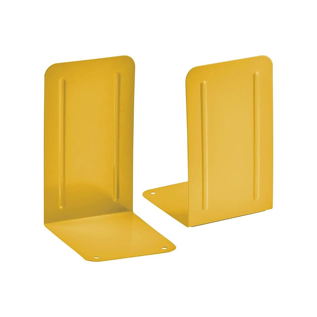 Acrimet Metal Bookends Design Series (heavy Duty) (yellow Color) (1 ...