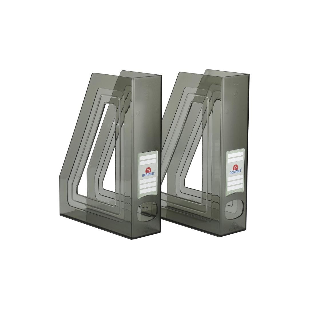 Acrimet Magazine File Holder, Durable Rack, Space-saving Organizer ...
