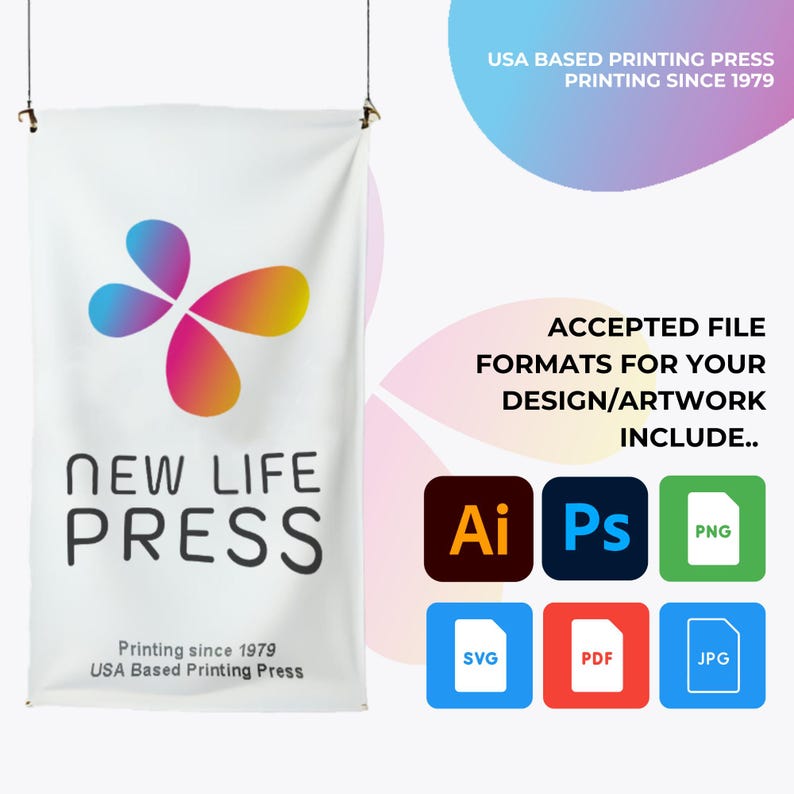 Custom Vinyl Banner: Full Color, Weatherproof, Made in USA - Etsy
