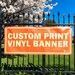 Custom Vinyl Banner: Full Color, Weatherproof, Made in USA - Etsy