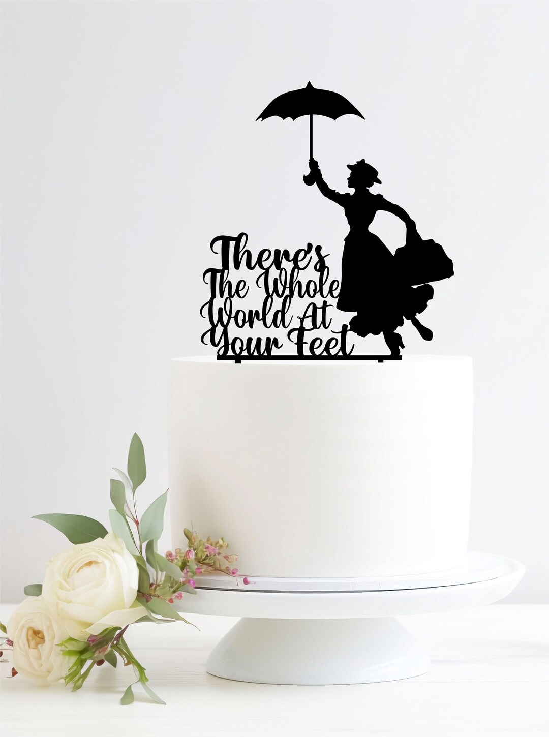 Mary Poppins Birthday Cake Topper, Happy Birthday Cake Topper, Mary ...
