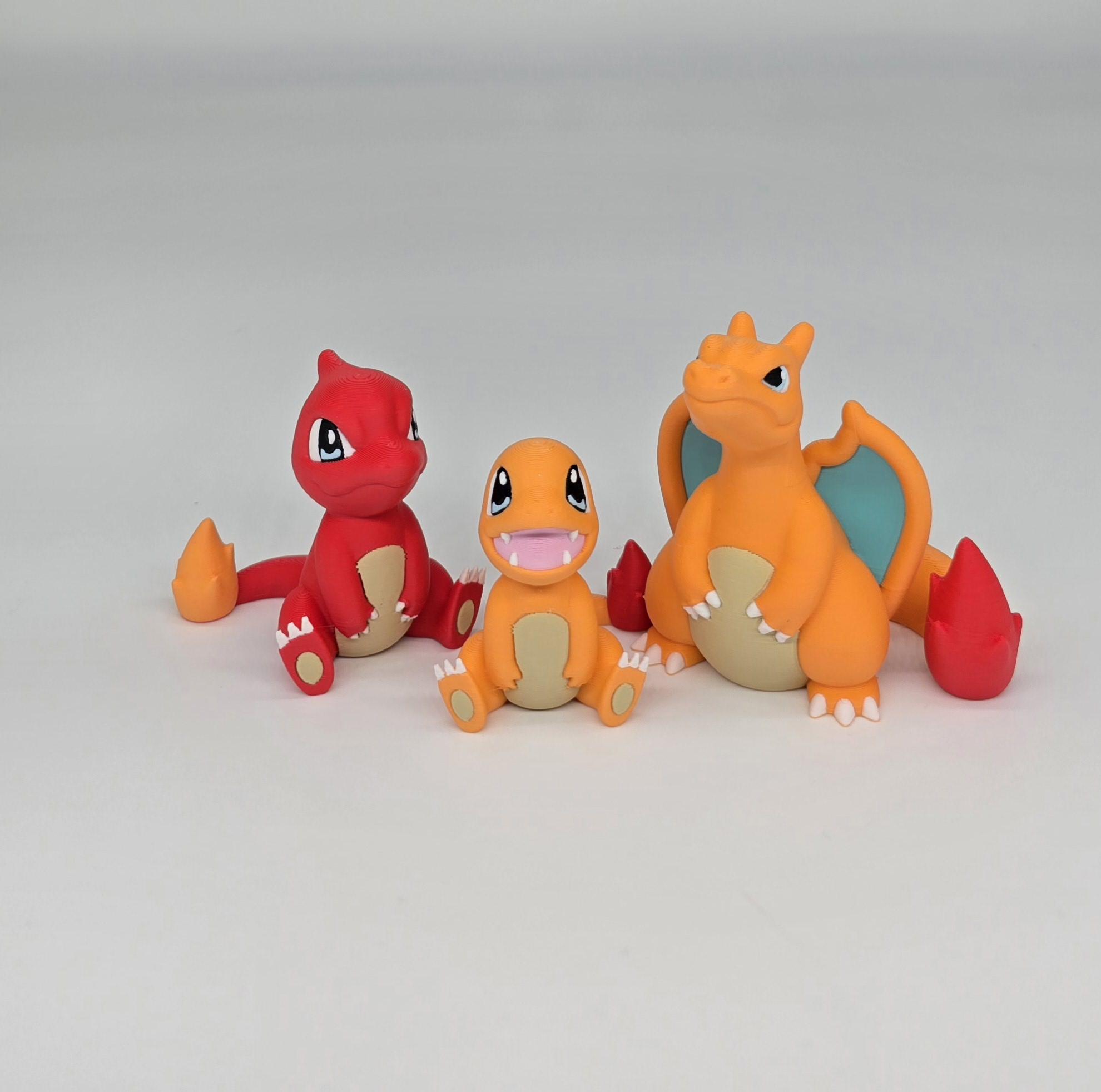 3D Printed Gen 1 Kanto Starter Pokemon Set - Bulbasaur, Ivysaur ...