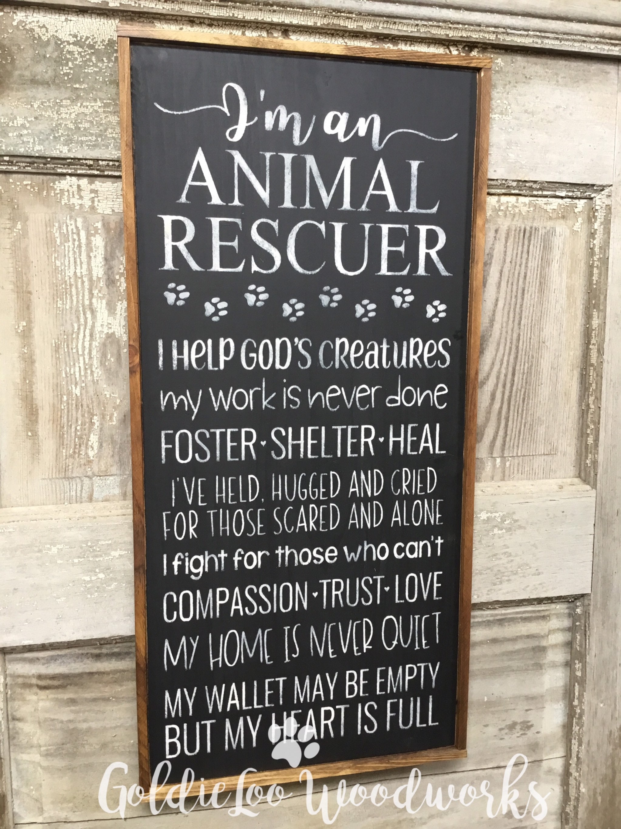 I Am An Animal Rescuer Poem