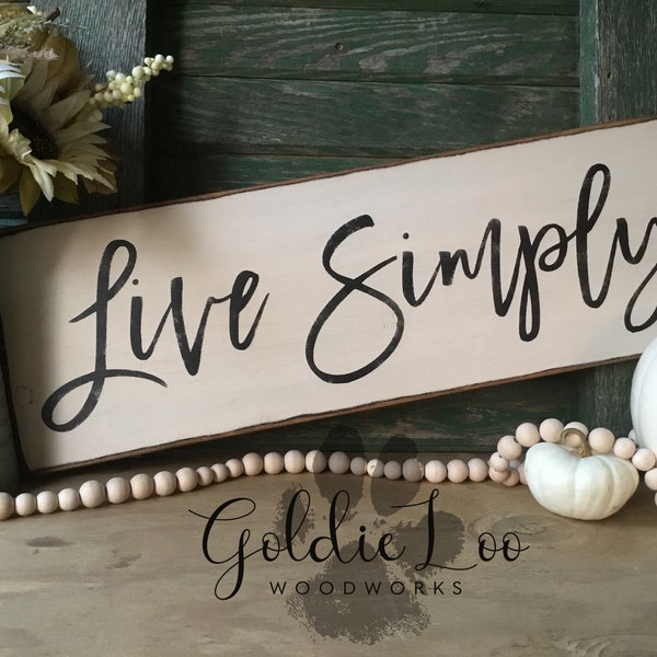 Live Simply Art - Etsy