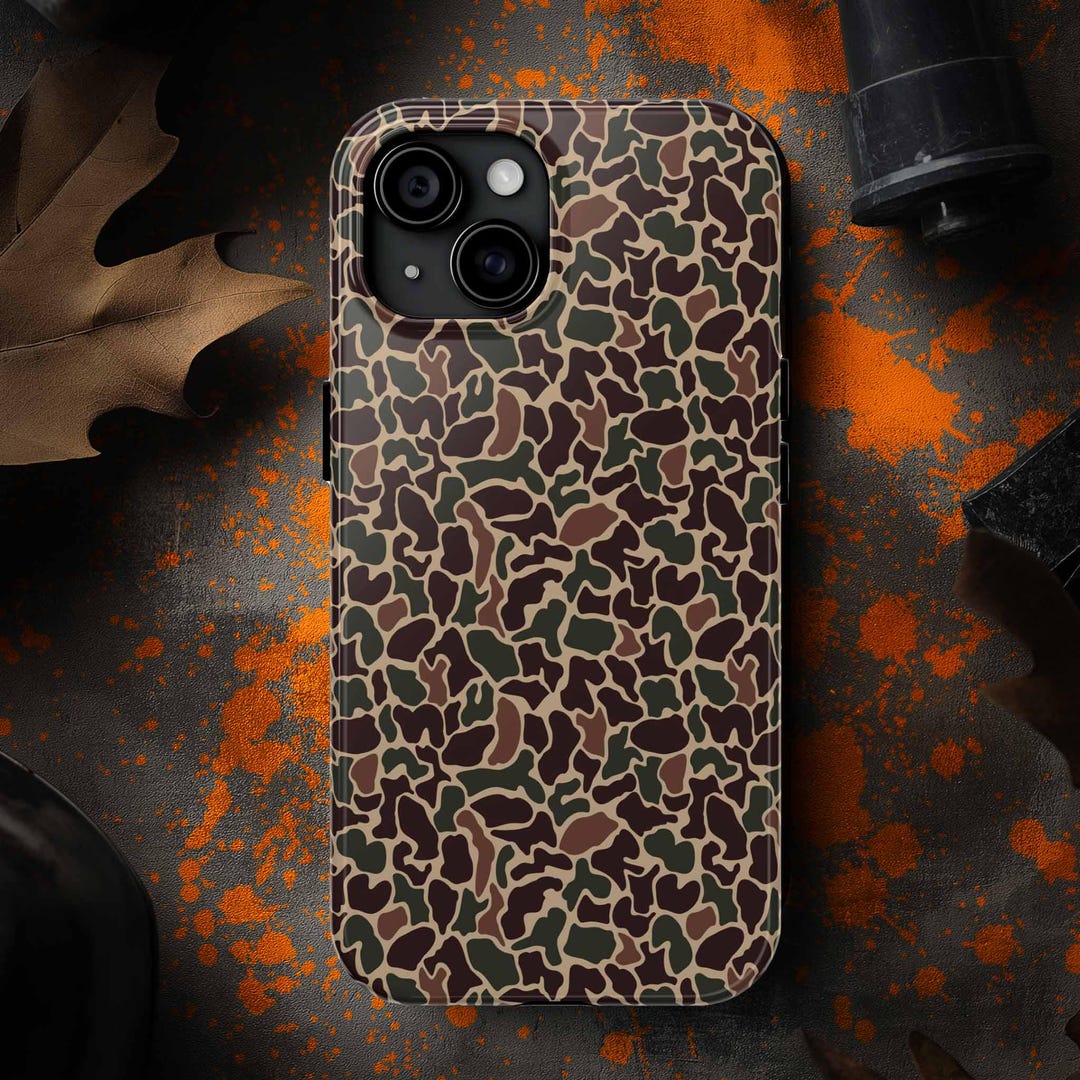 Duck Camo Phone Case, Hunting Phone Cover, Old School Camo Phone Case ...
