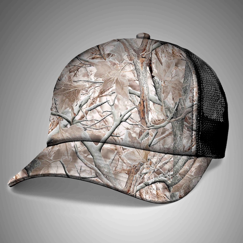 Realistic Tree Camo, Winter Camo, Camo Seamless Pattern, Hunting Png ...