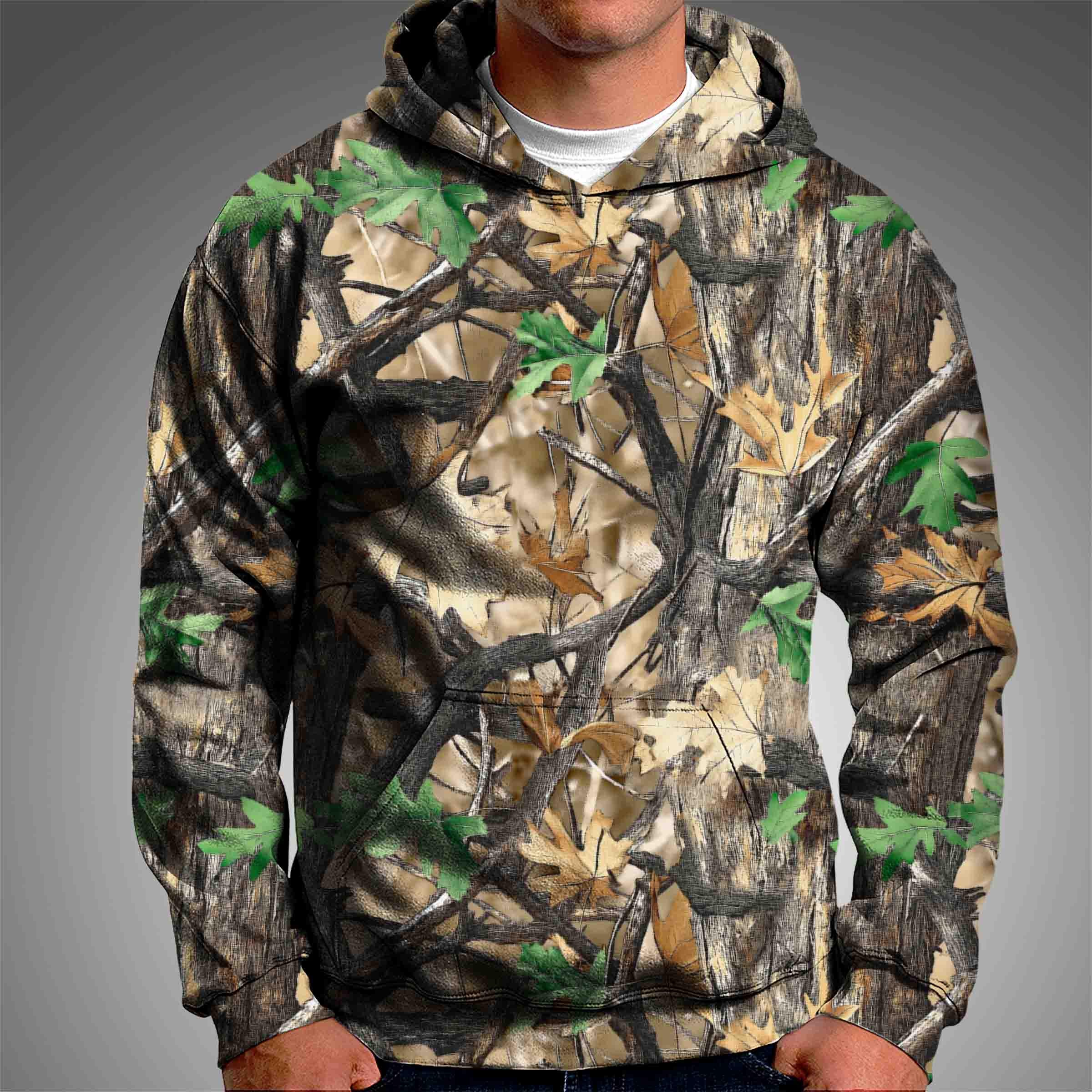 Realistic Tree Camo, Woods Hunting Designs, Seamless Patterns, Country ...
