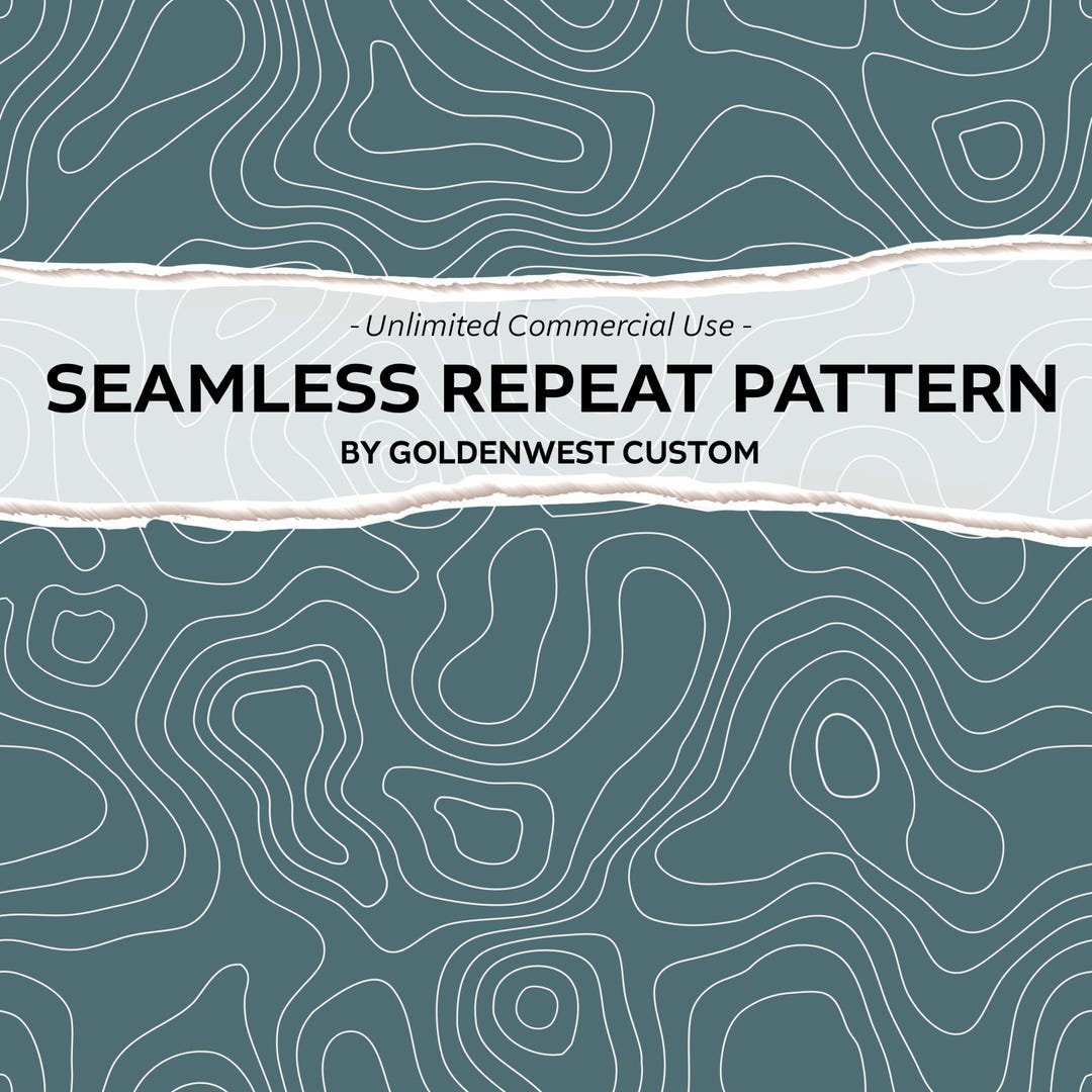 Topography Background, Seamless Topography Pattern, Map Repeat Pattern ...