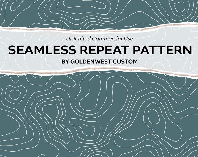 Topography Background, Seamless Topography Pattern, Map Repeat Pattern ...
