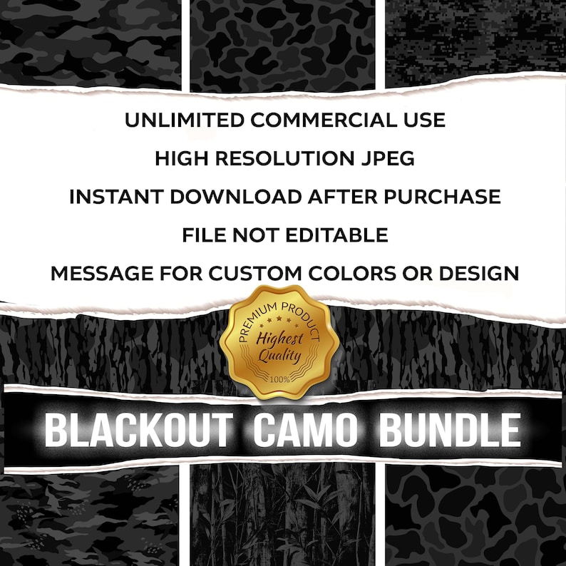 Camo Seamless Patterns, Camouflage Pattern, Duck Camo Design, Hunting Camo Graphic, Digital ...