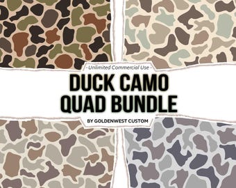 Duck Camo Pattern, Old School Camo Seamless Patterns, Hunting Camo Png ...