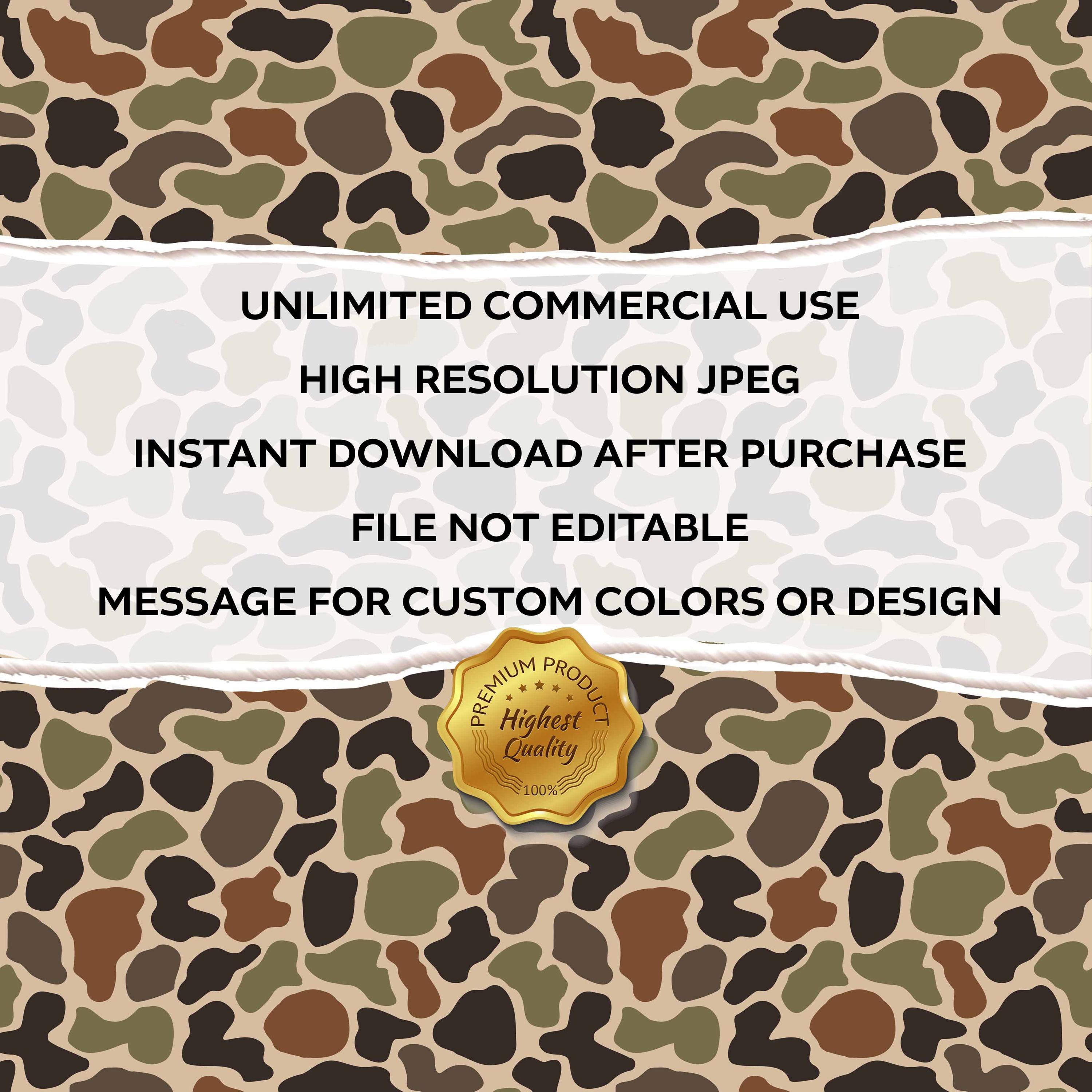 Camo Pattern, Old School Camo Duck, Duck Camo Design, Hunting Camo ...