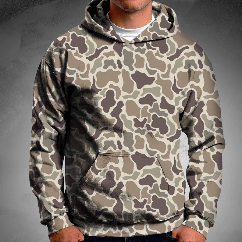 Camo Pattern, Old School Camo Duck, Vintage Camo Design, Hunting Camo ...
