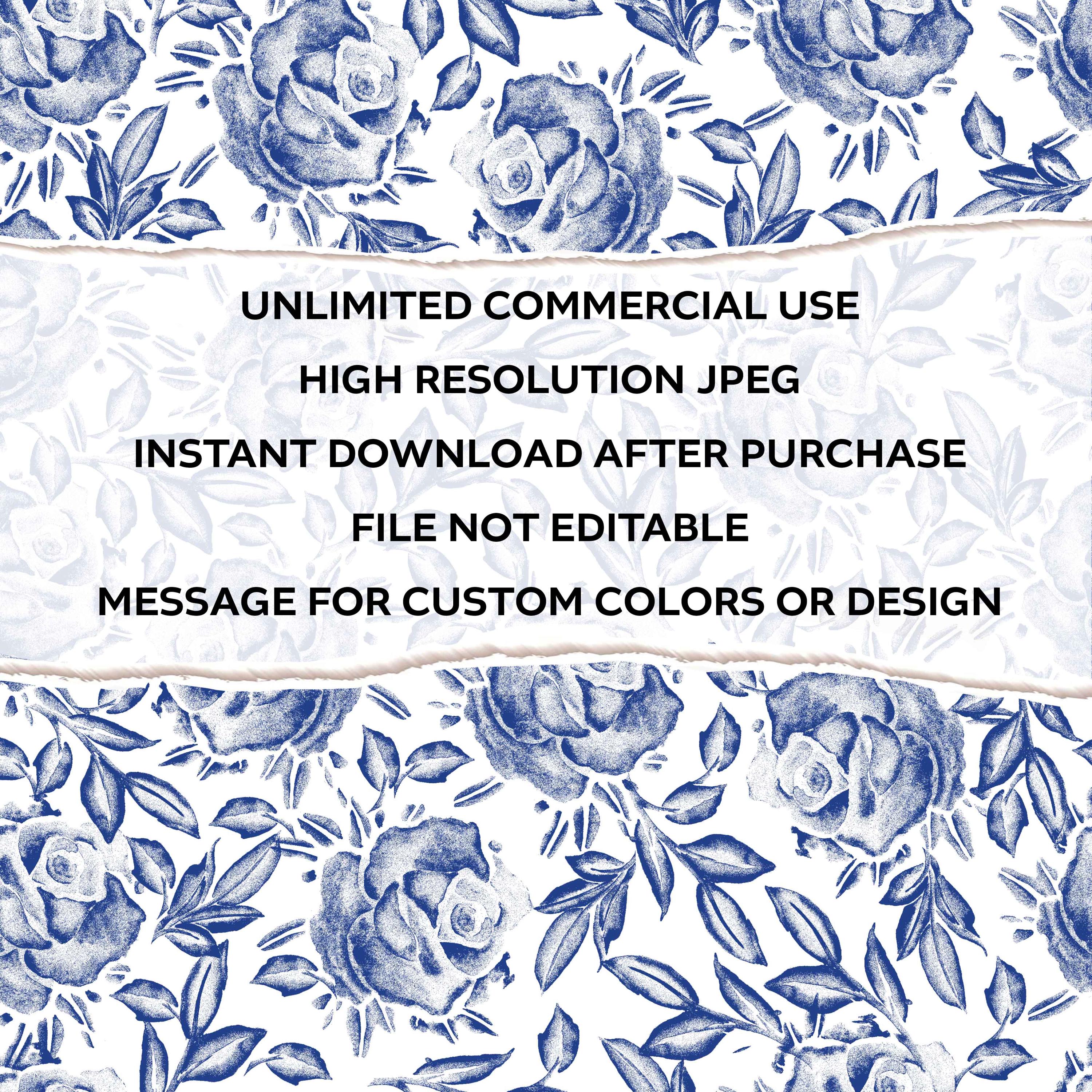 Chinoiserie Floral Seamless Patterns, Vintage Floral Patterns ...