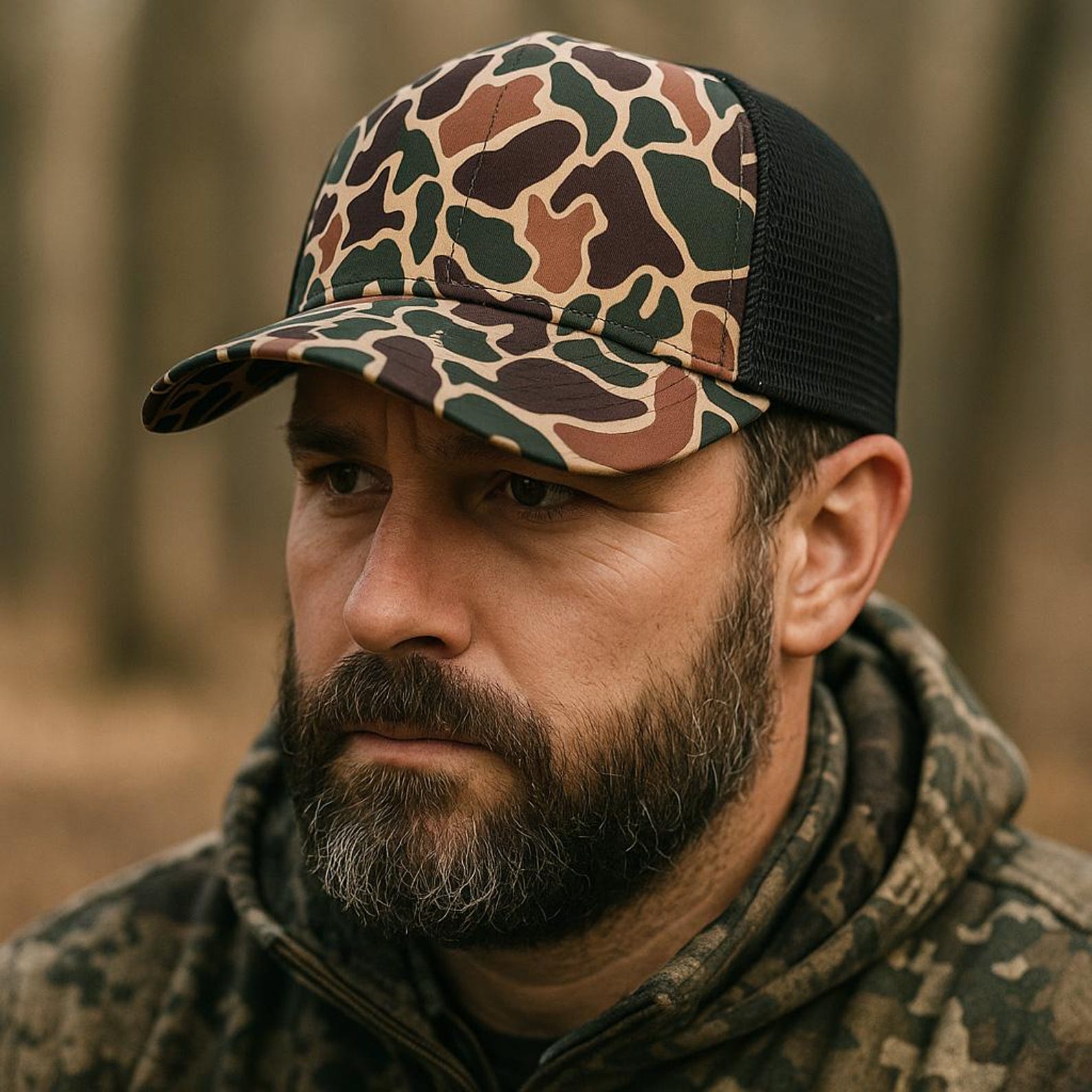 Old School Duck Camo, Old School Camo Duck, Duck Camo Design, Hunting ...