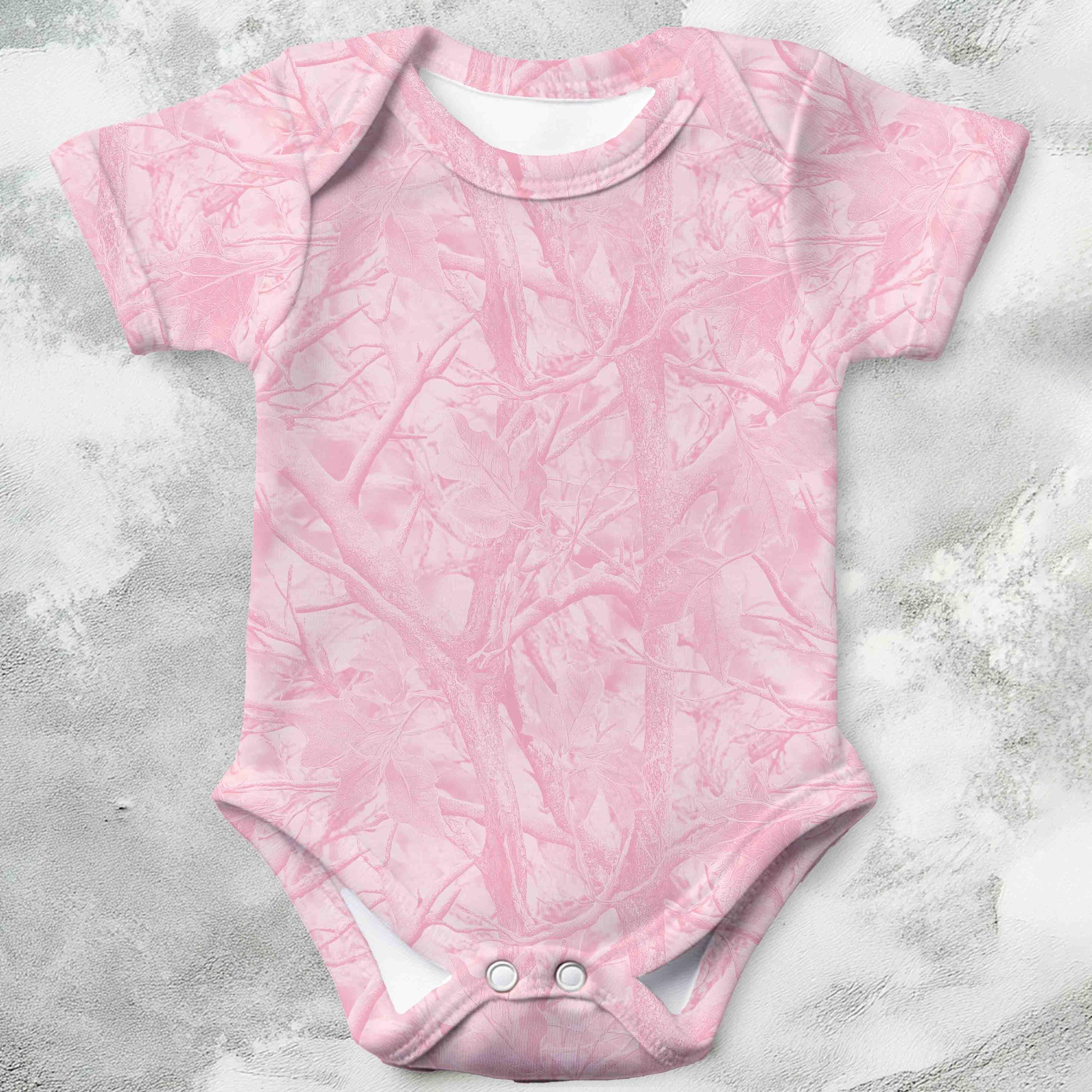Pink Tree Camo, Washed Pink Winter Camouflage, Seamless Pattern ...