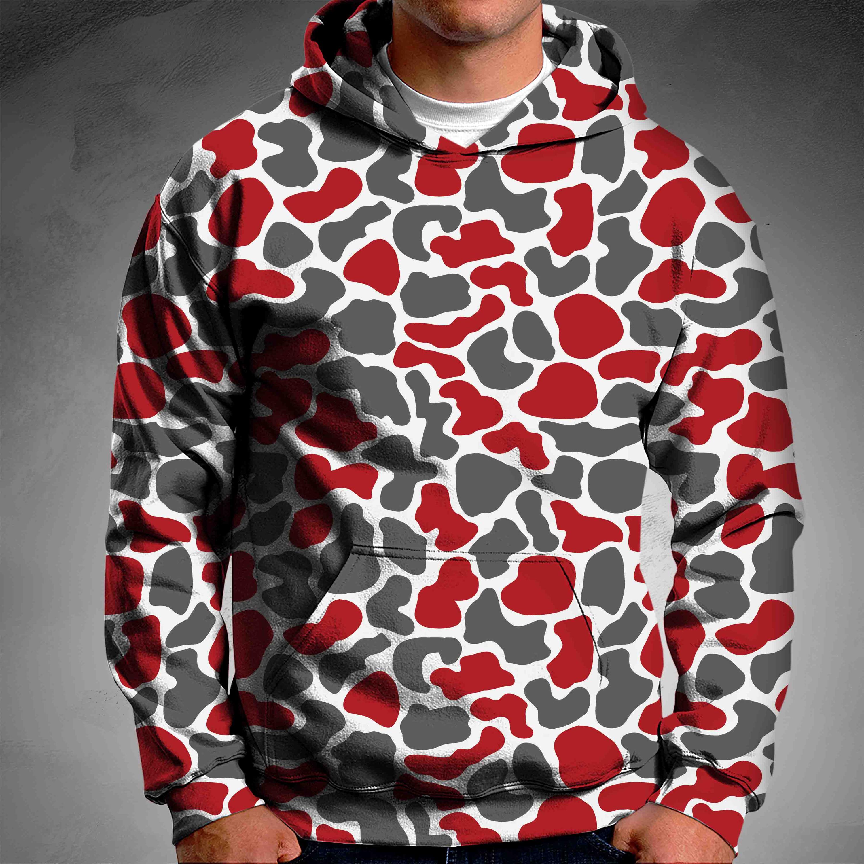 Red Gray White Camo, Camo Seamless Patterns, Duck Camo Design, Hunting ...