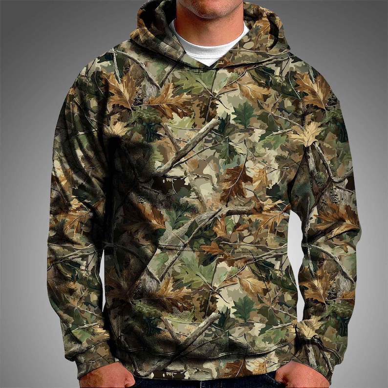 Realistic Tree Camo, Woods Hunting Designs, Seamless Patterns, Country ...