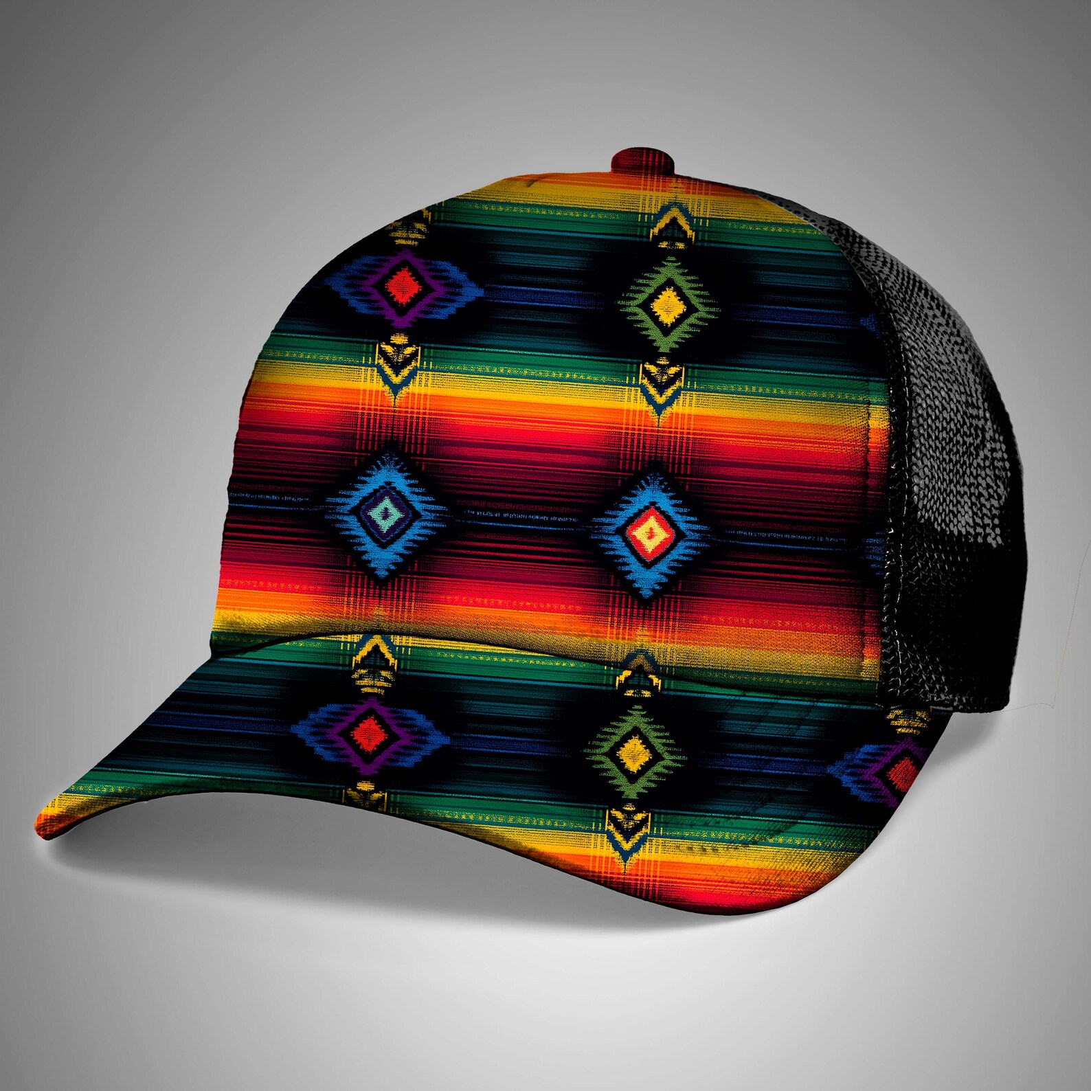 Mexican Blanket Pattern, Seamless Serape Pattern, Bright Colorful ...