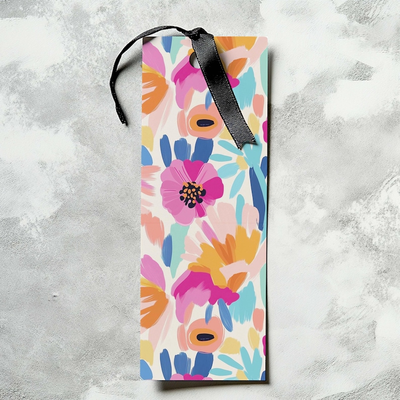 Painted Abstract Floral Pattern, Seamless Painted Floral Pattern ...