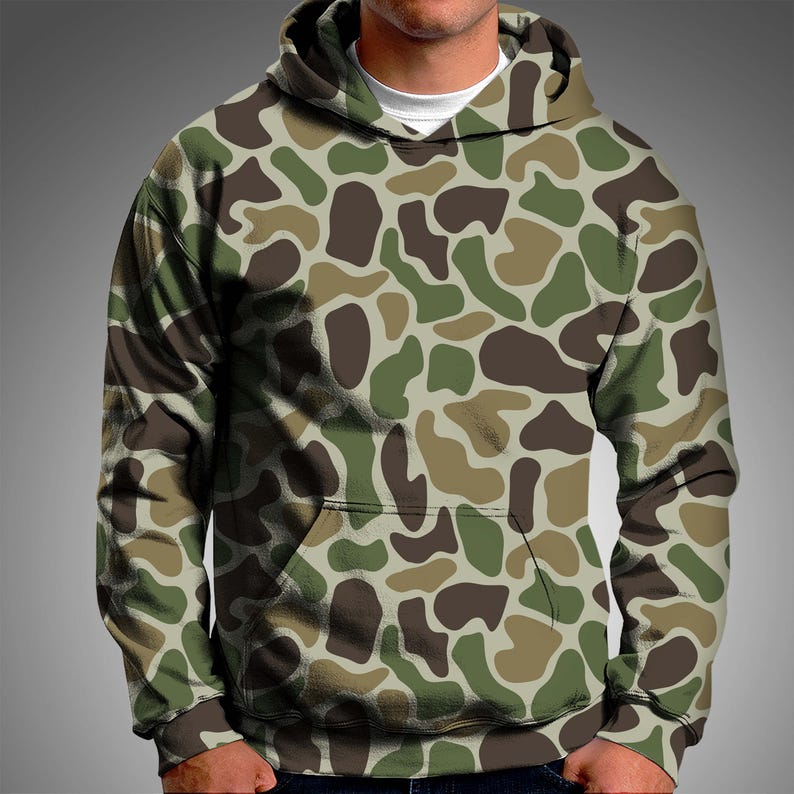 Old School Duck Camo, Seamless Camo Pattern, Duck Camo Design, Hunting ...