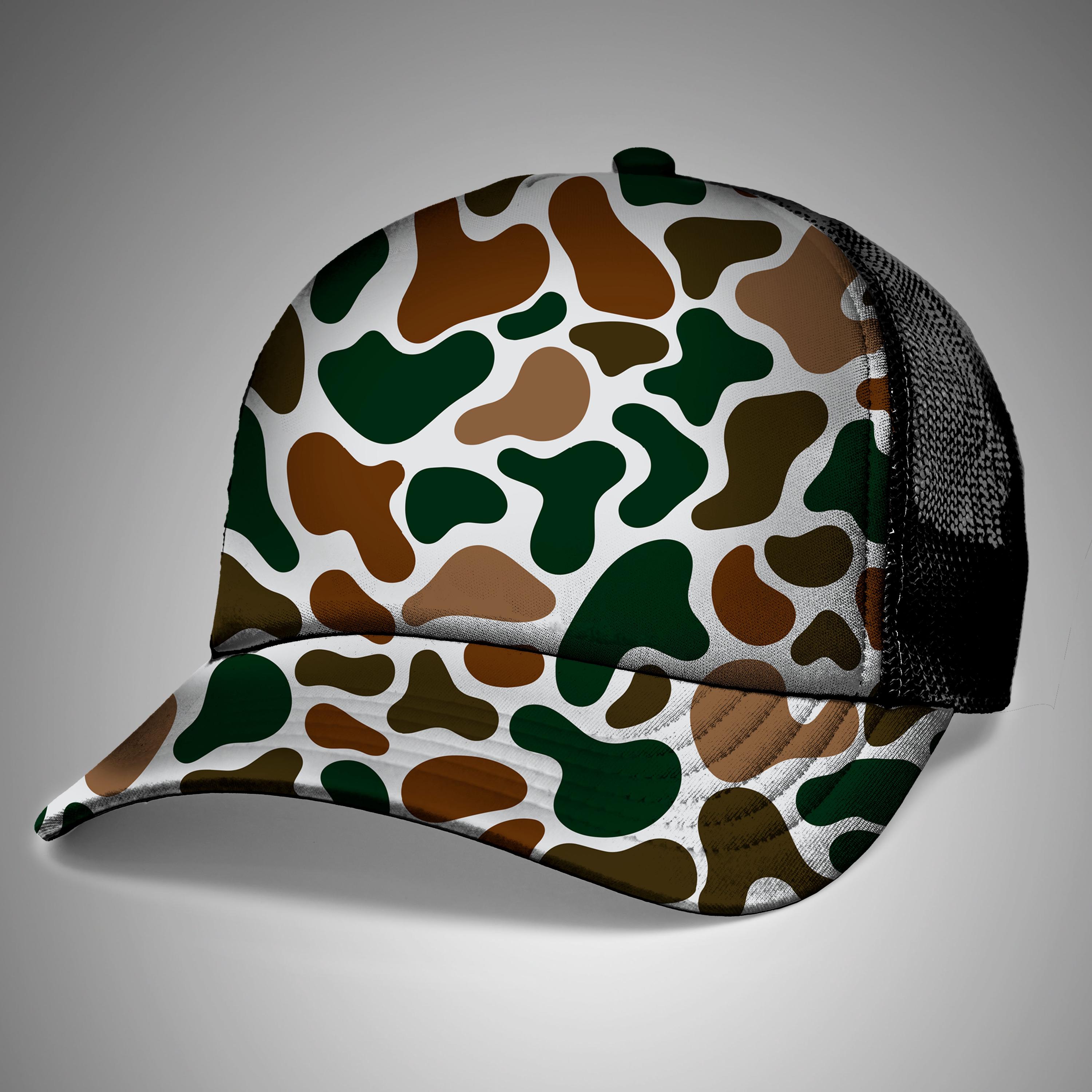 Old School Duck Camo, Camouflage Pattern, Duck Camo Design, Hunting Camo Graphic, Digital ...