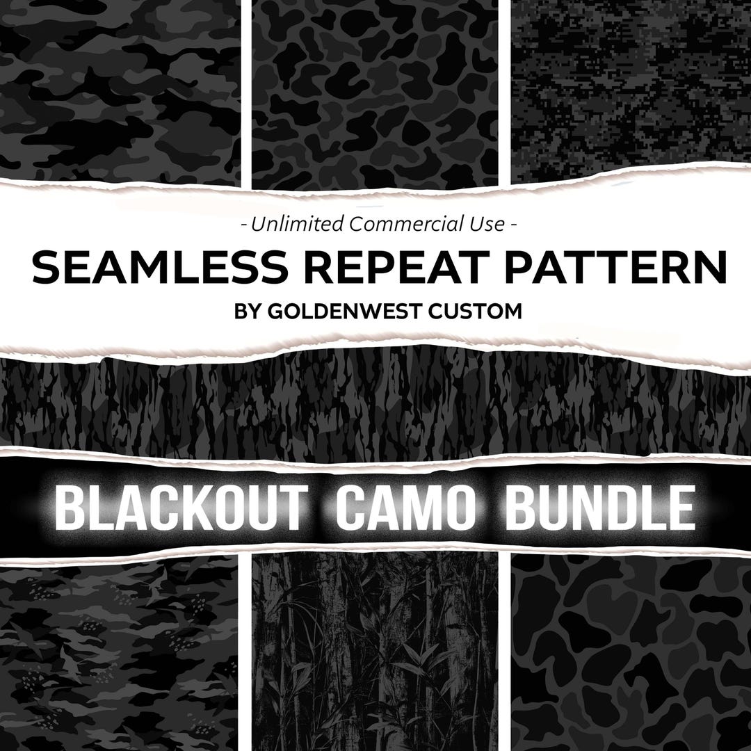 Camo Seamless Patterns, Camouflage Pattern, Duck Camo Design, Hunting ...