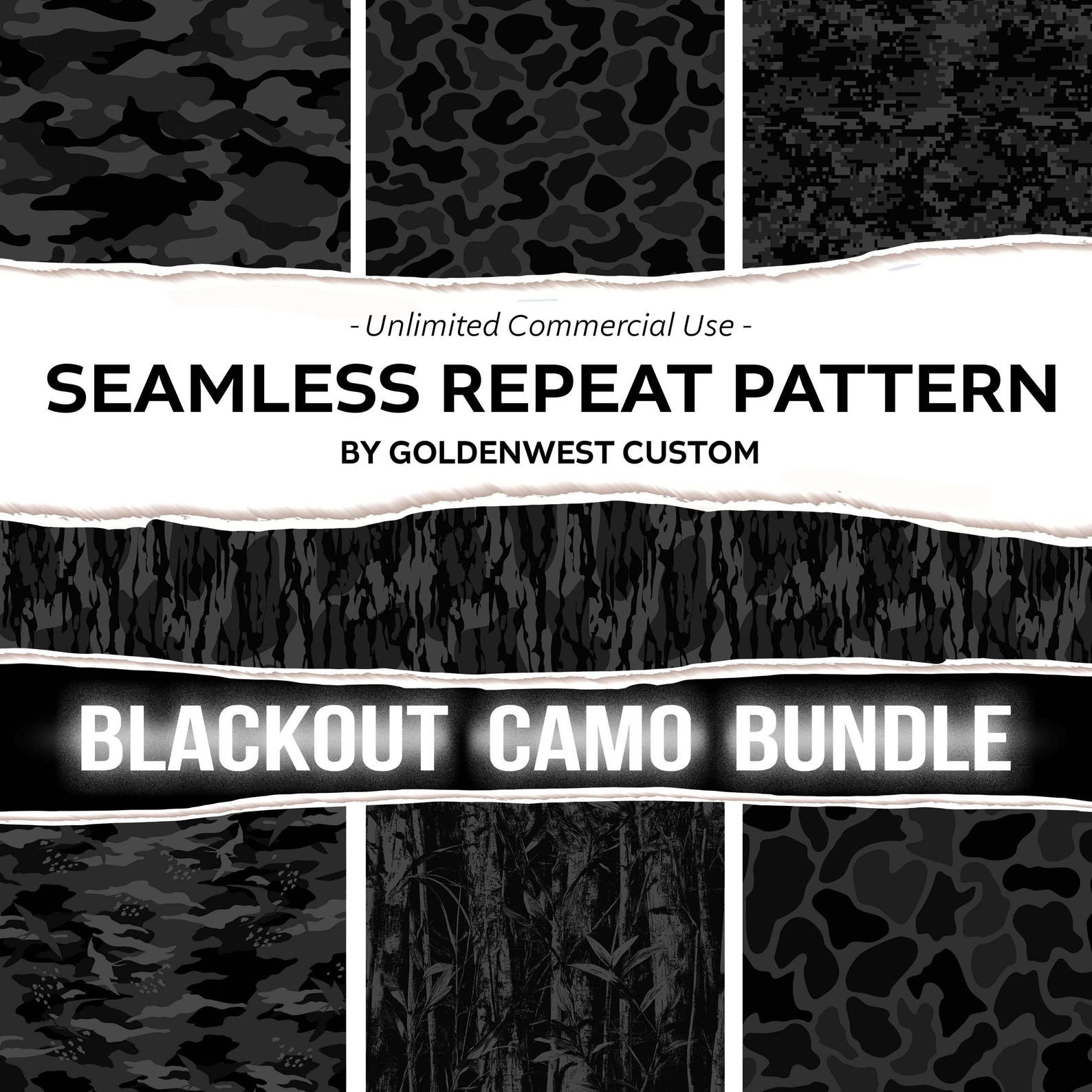 Camo Seamless Patterns, Camouflage Pattern, Duck Camo Design, Hunting ...