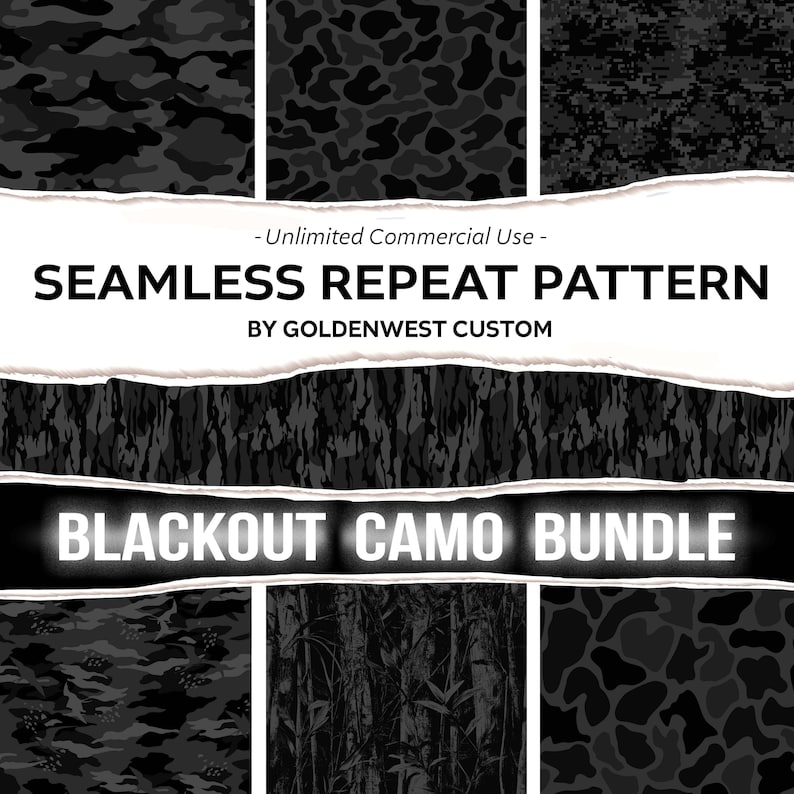 Camo Seamless Patterns, Camouflage Pattern, Duck Camo Design, Hunting ...