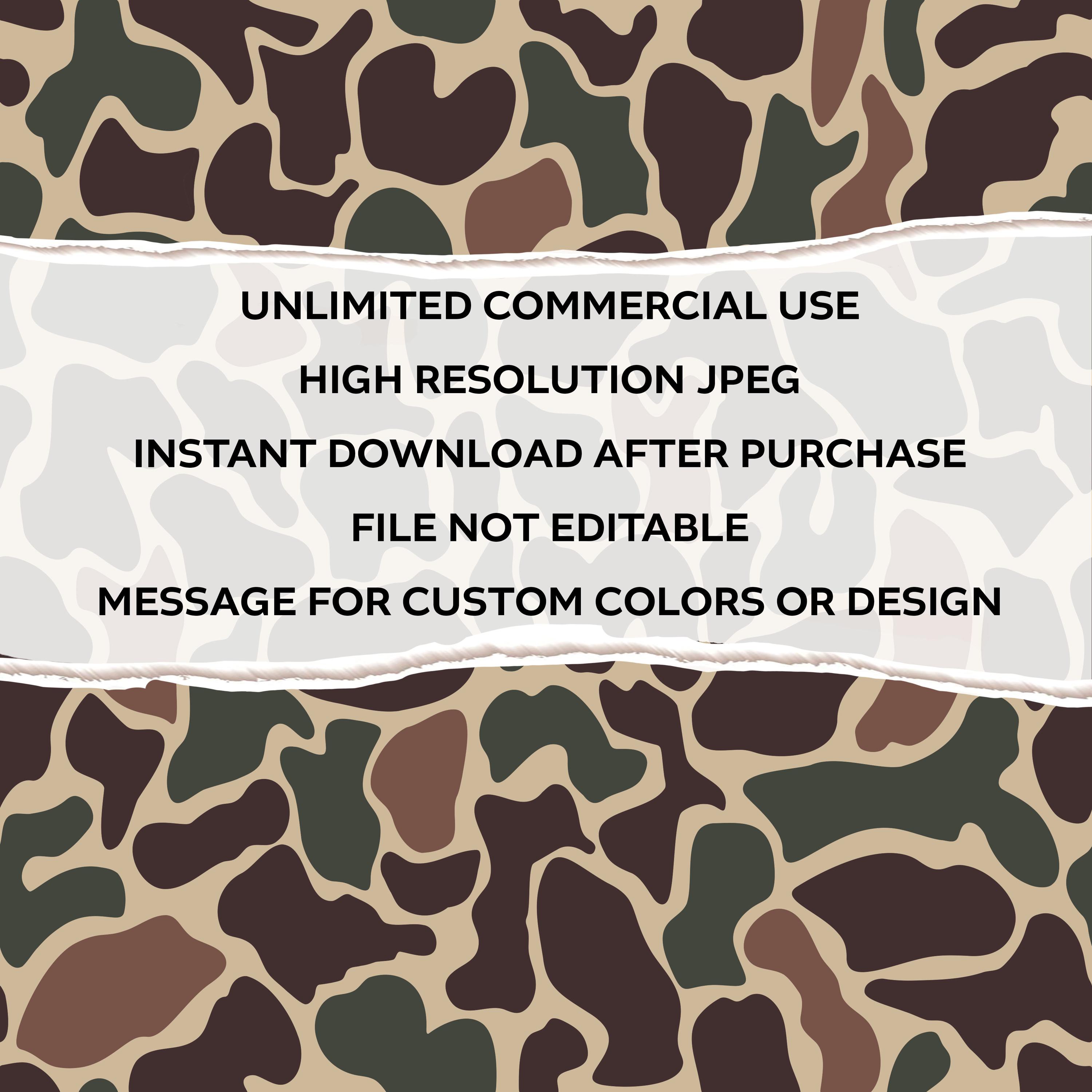 Old School Duck Camo, Old School Camo Duck, Duck Camo Design, Hunting ...