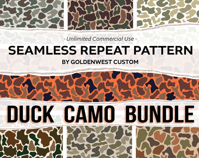 Retro Camo Seamless Pattern - Hunting Seamless File - Green - Boys ...