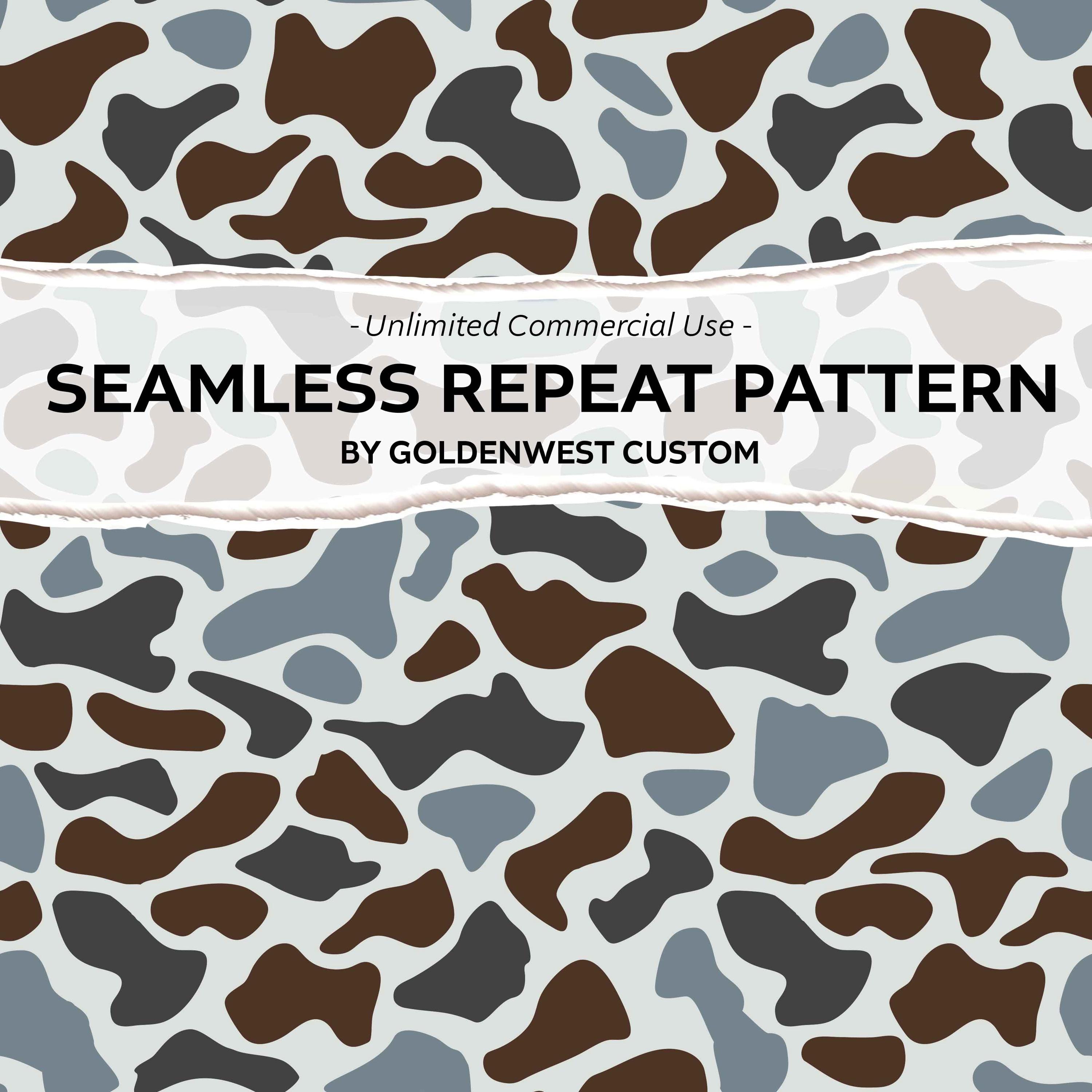 Camo Seamless Patterns, Camouflage Pattern, Duck Camo Design, Hunting ...
