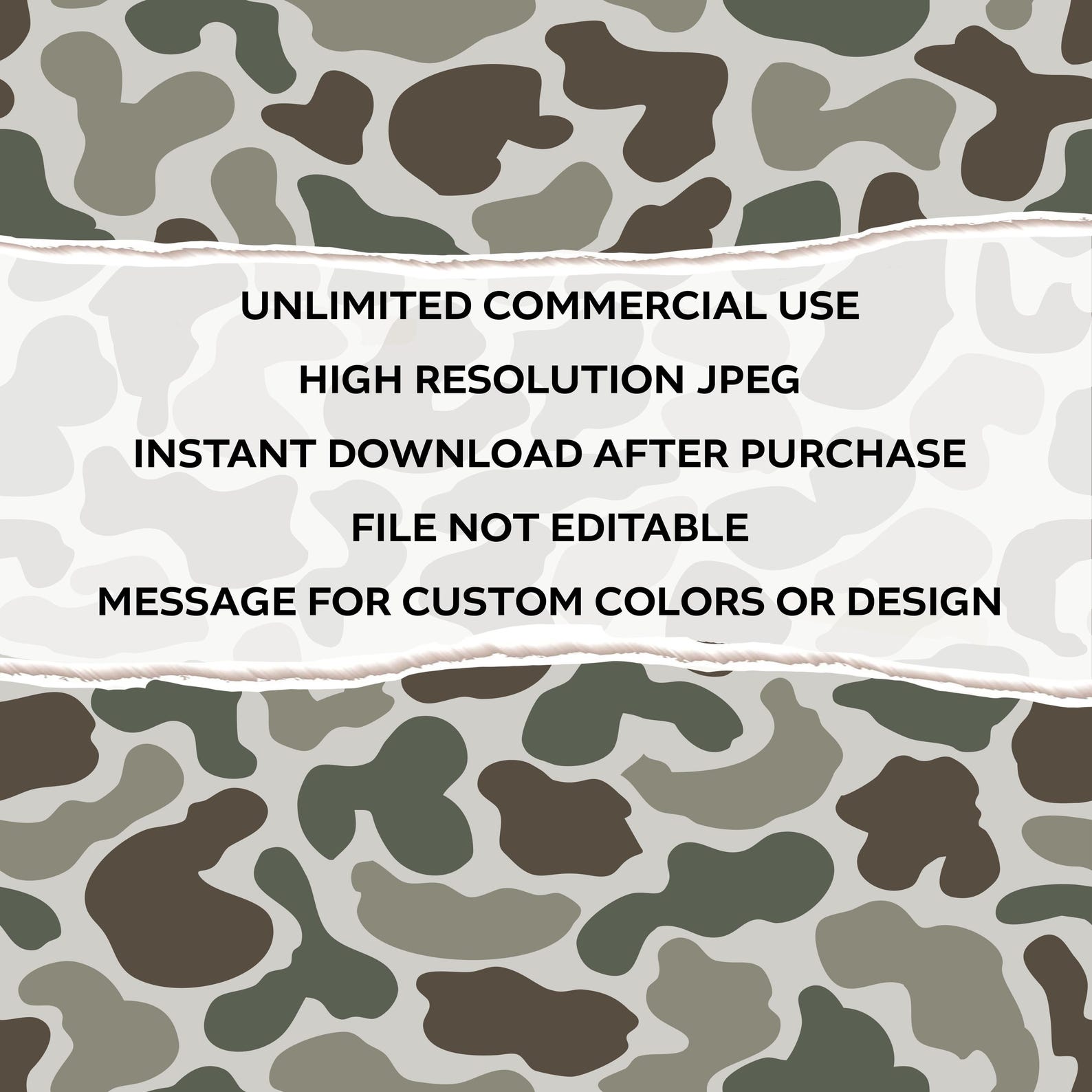 Camo Seamless Patterns, Camouflage Pattern, Duck Camo Design, Hunting ...