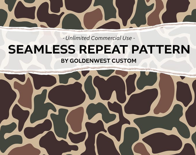 Old School Duck Camo, Old School Camo Duck, Duck Camo Design, Hunting ...