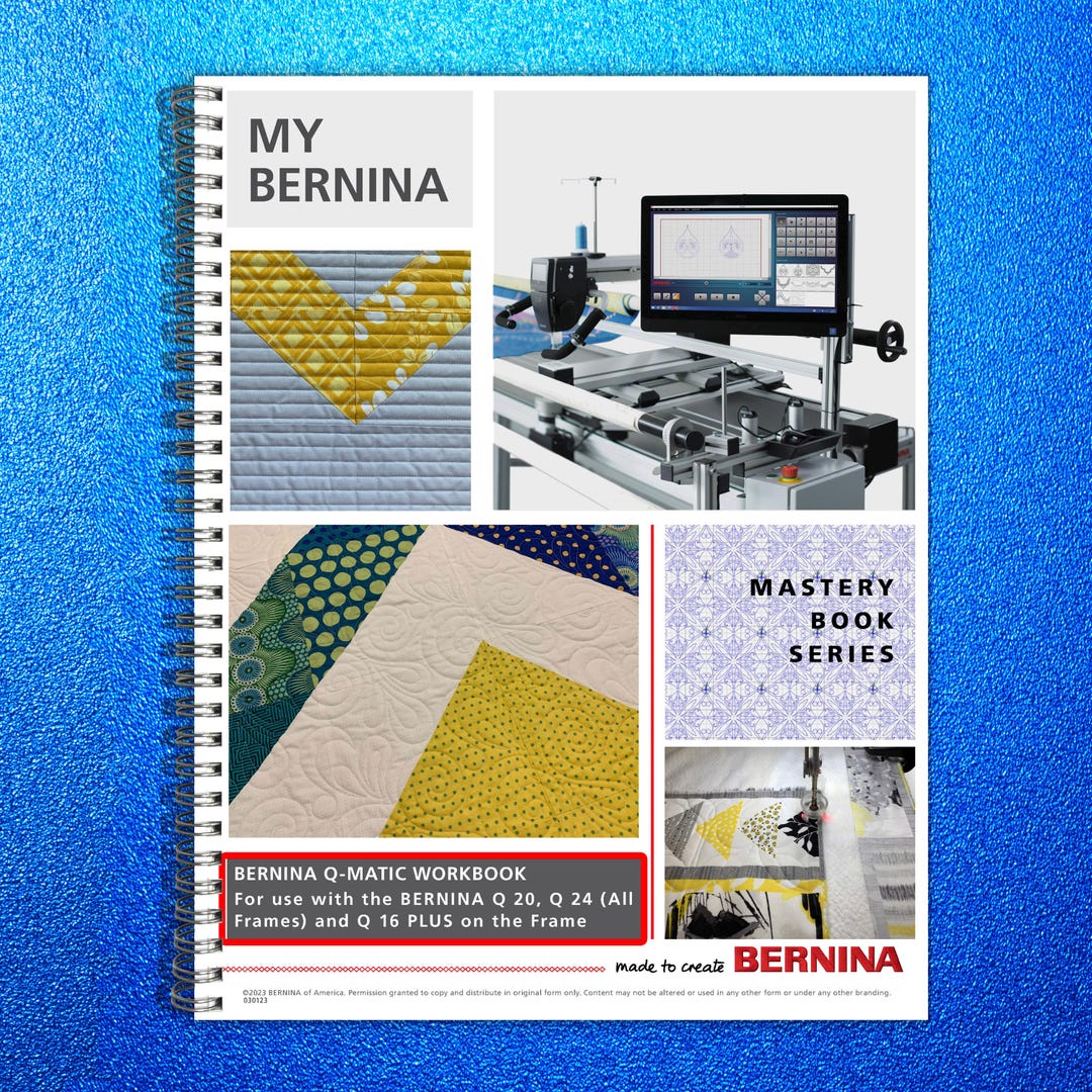 BERNINA Mastering Your Bernina Serger Owners Workbook Tough Bound ...