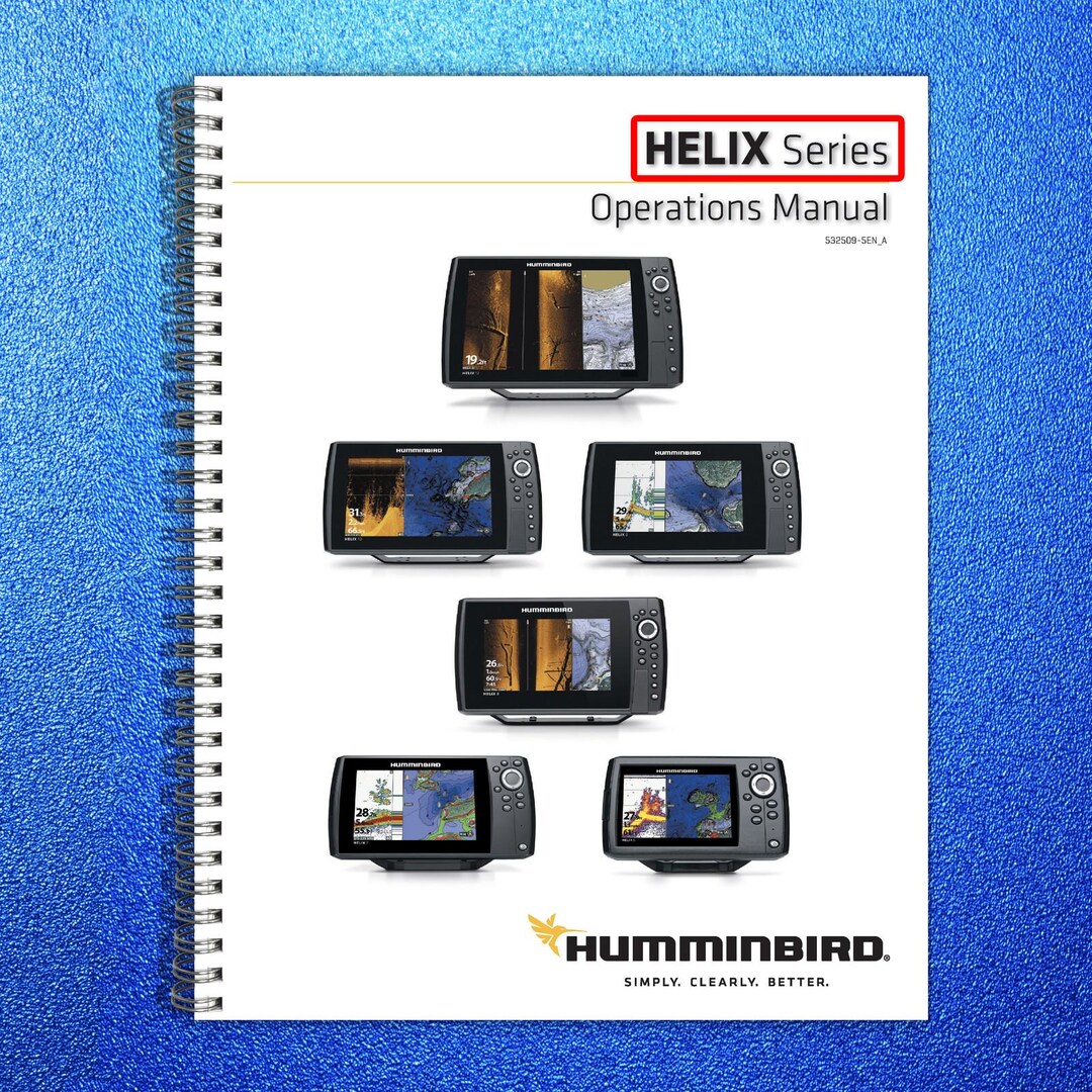 HUMMINBIRD Helix G2 G3 G4 5 7 8 9 10 Operators Manual - Wire Bound ...