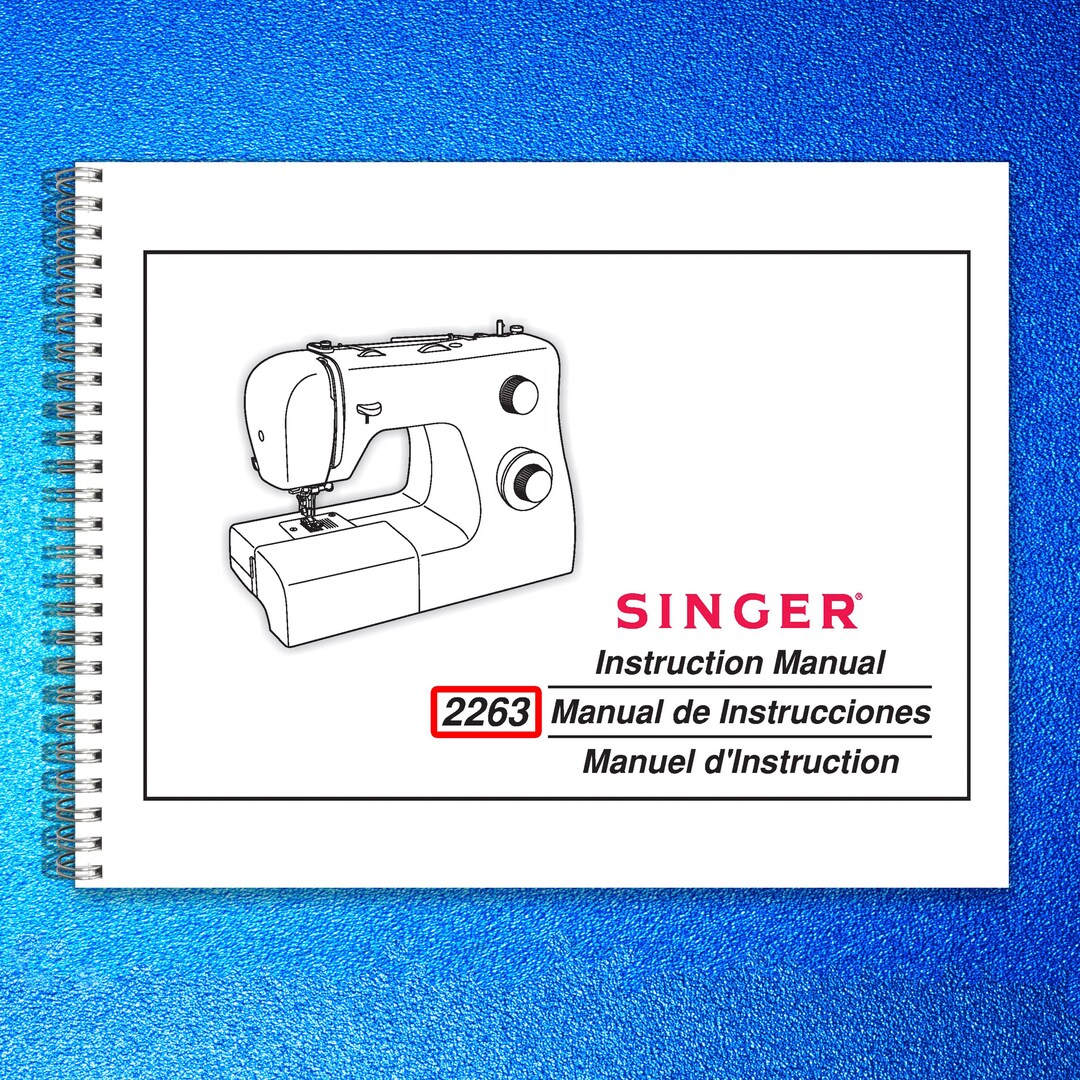SINGER Simple 2263 Sewing Machine User Manual Operation Guide Wire ...
