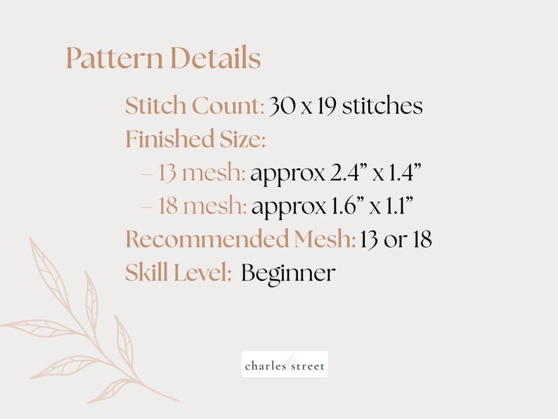 Pink Bow Digital Needlepoint Chart – Beginner Pattern - Etsy