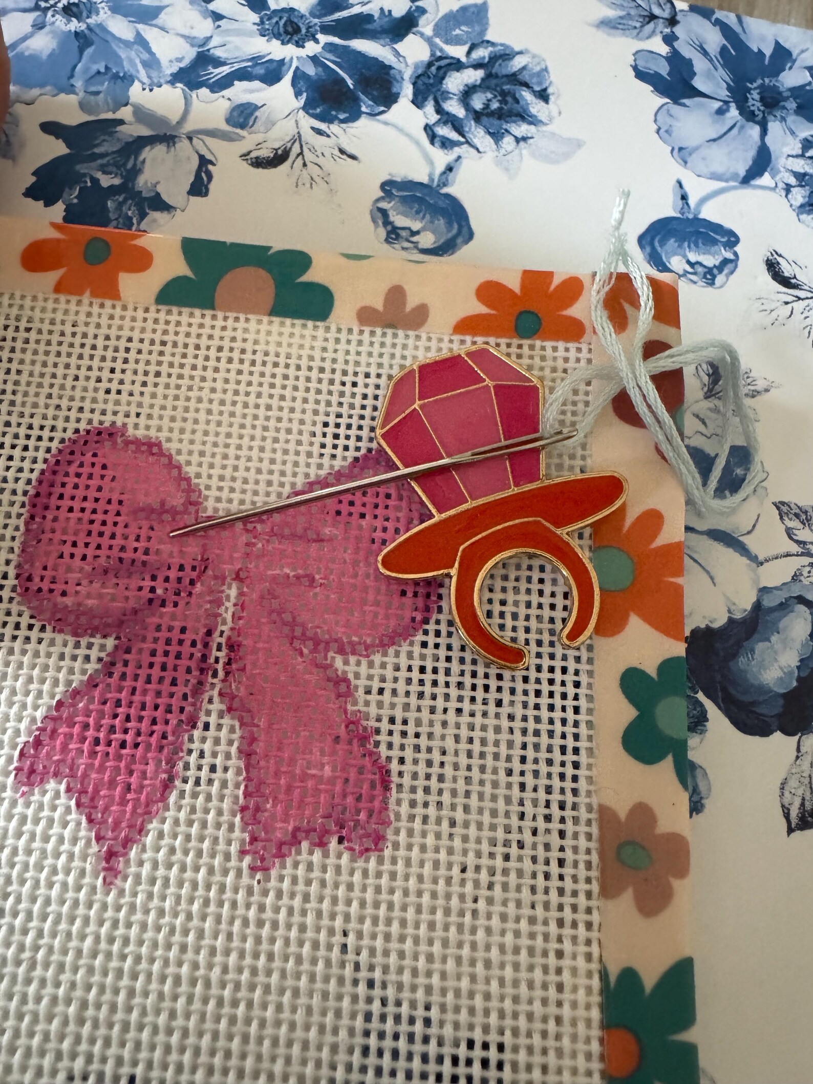 Ring Pop Needle Minders, Needleminder for Embroidery, Cross Stitch ...