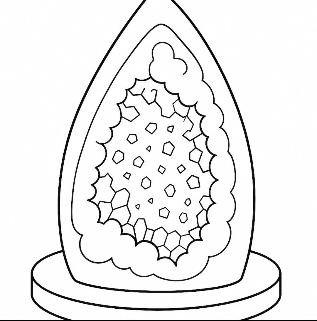 Bold and Easy Coloring Book, Witchy Gothic Coloring Pages, Crystals ...
