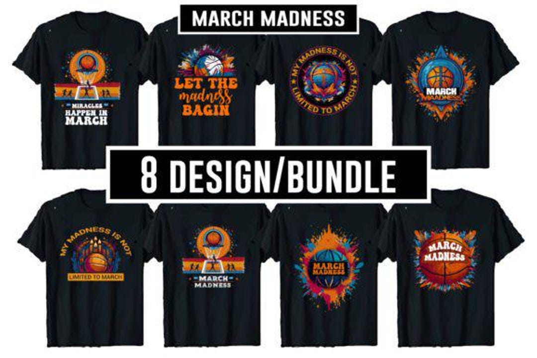 March Madness PNG SVG JPG | Basketball Tournament Clipart | Bracket ...