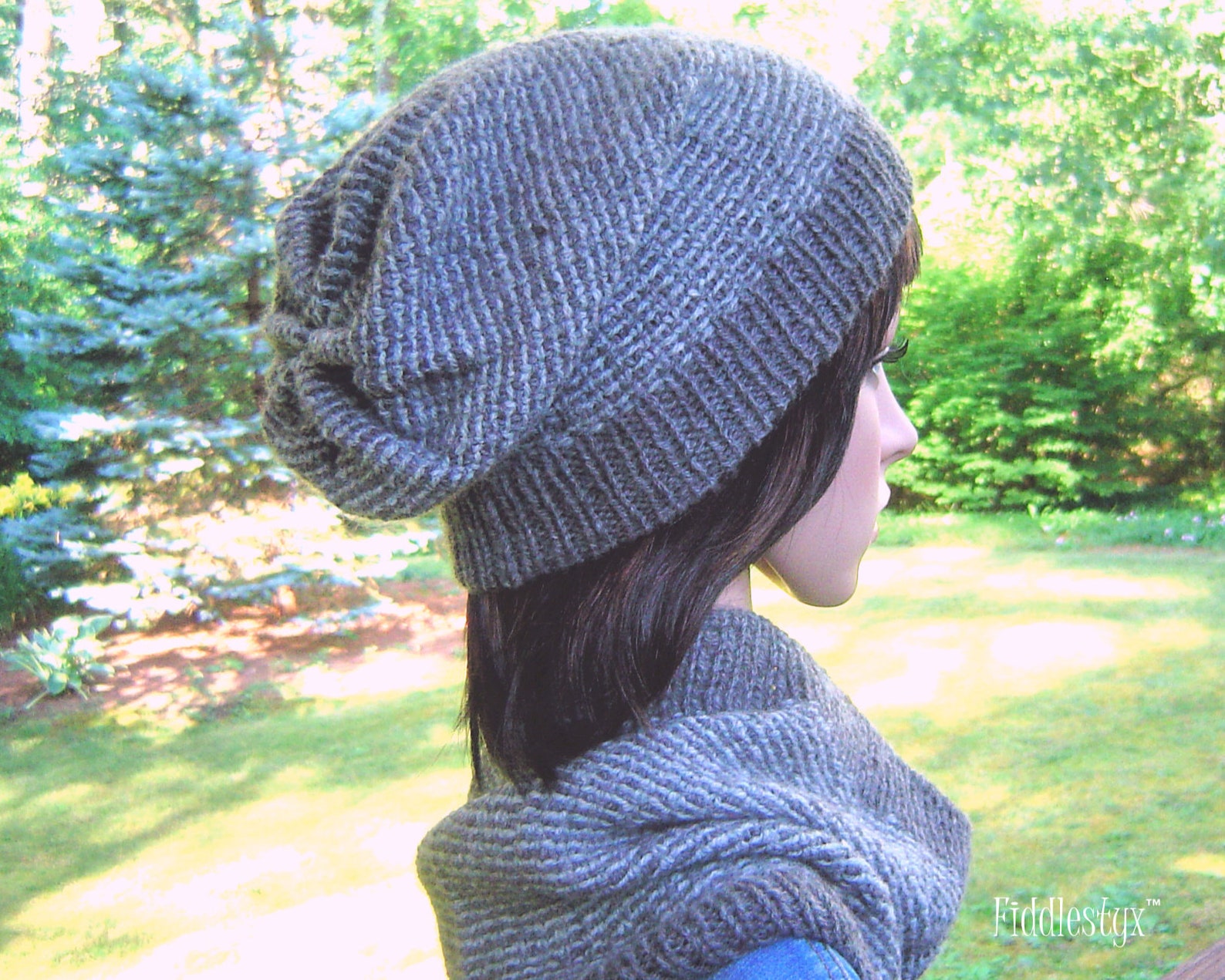 Knitting Pattern Reversible Cowl Pattern Reversible Hat - Etsy