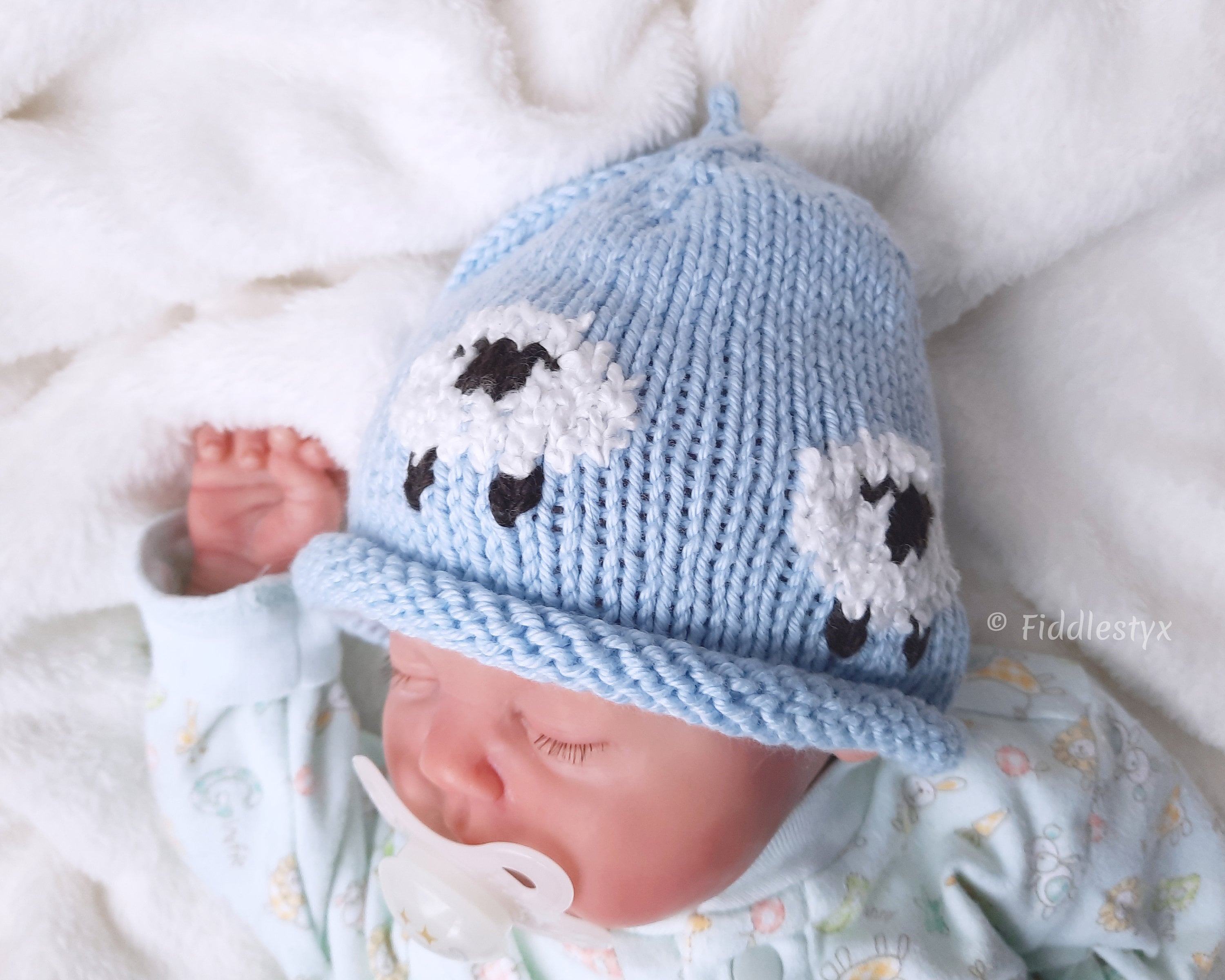 Hat Knitting Pattern Little Lamb Hat Woolly Sheep Hat - Etsy Australia